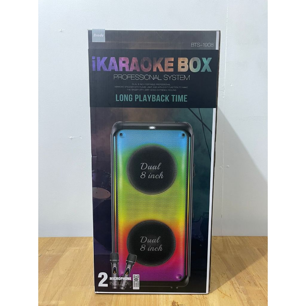 Brodu Dynamic bluetooth speaker BTS 1908 Subwoofer | Shopee Philippines