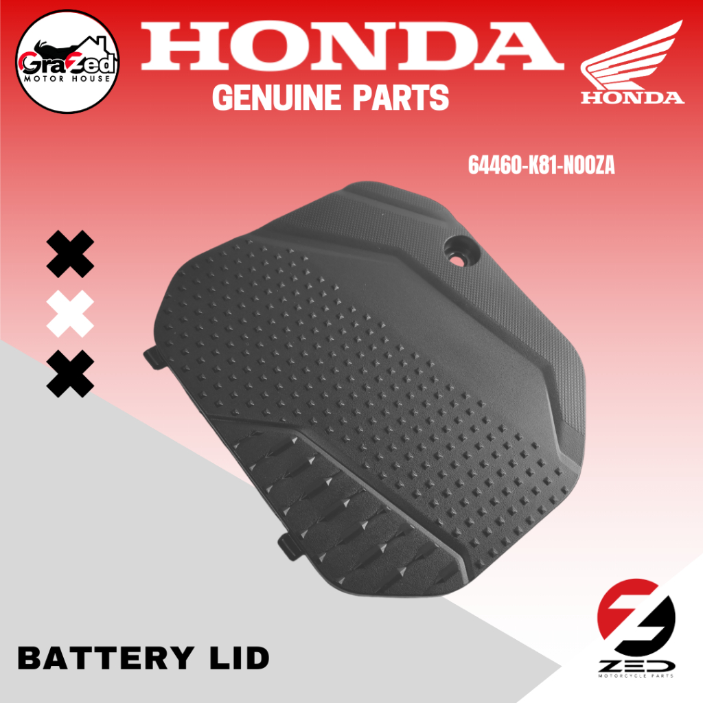 HONDA BEAT Fi V2 / Street BATTERY LID COVER (64460-K81-N00ZA) | Shopee ...