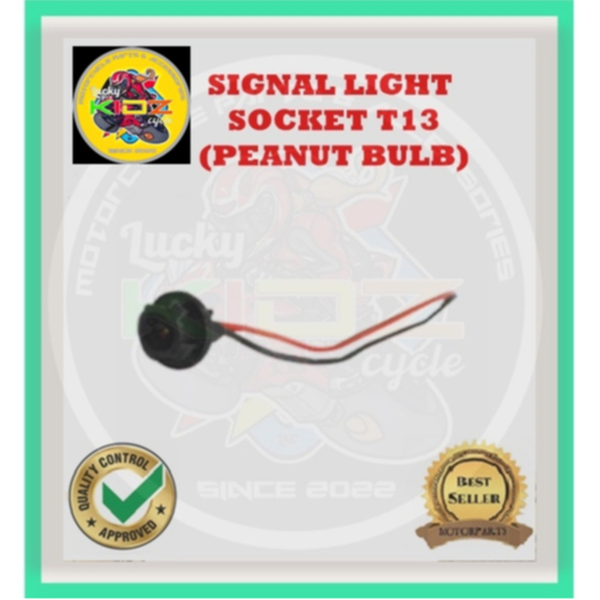 SIGNAL LIGHT SOCKET T13 (PEANUT BULB) | Shopee Philippines