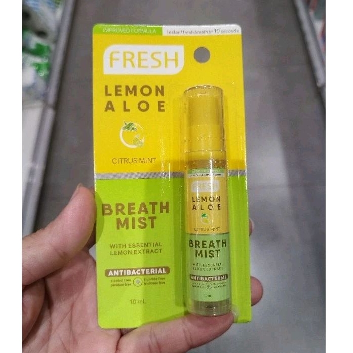 FRESH LEMON ALOE BREATH MIST 10ML | Shopee Philippines