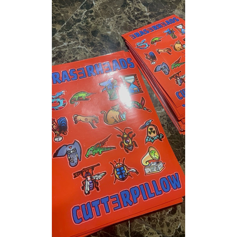 A4 size Eraserheads Cutterpillow stickers | Shopee Philippines
