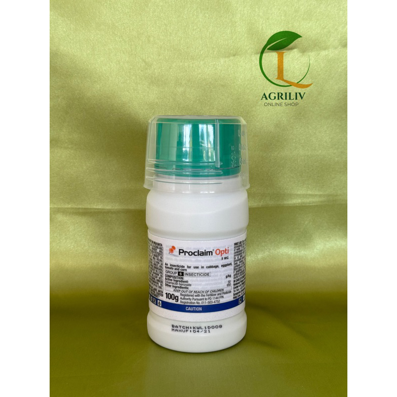 Proclaim Opti 5 WG 100 grams (Syngenta) | Shopee Philippines