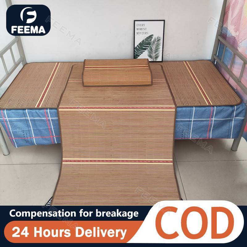 Summer Cooling Mats Cool Sleeping Bamboo Mat Foldable Breathable ...