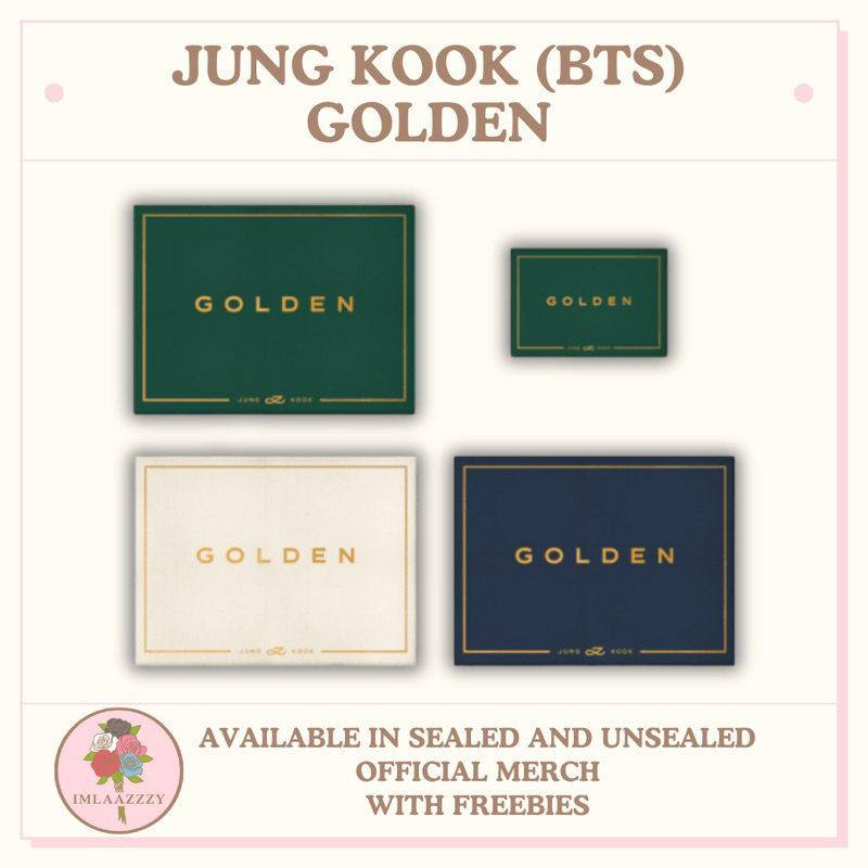 BTS Jungkook JK Golden Sealed and Unsealed album [ONHAND] | Shopee ...