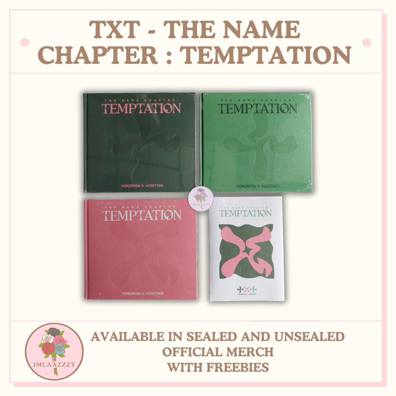 TXT Temptation Sealed and Unsealed album OFFICIAL Tomorrow by X ...
