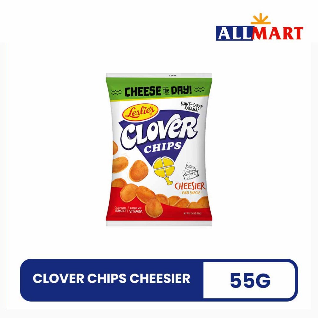 Clover Chips Cheesier 55g | Shopee Philippines