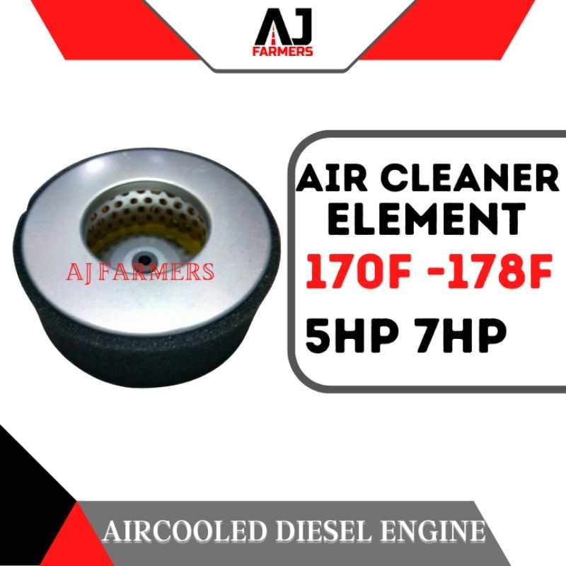 Air Cleaner Element Aircooled Diesel Engine 170F 178F 5HP 7HP | Shopee ...