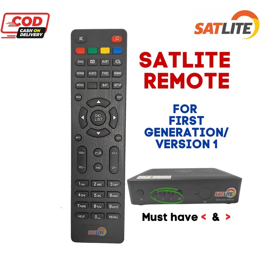COD Original Satlite Second Generation / Version 2 Remote Control ...