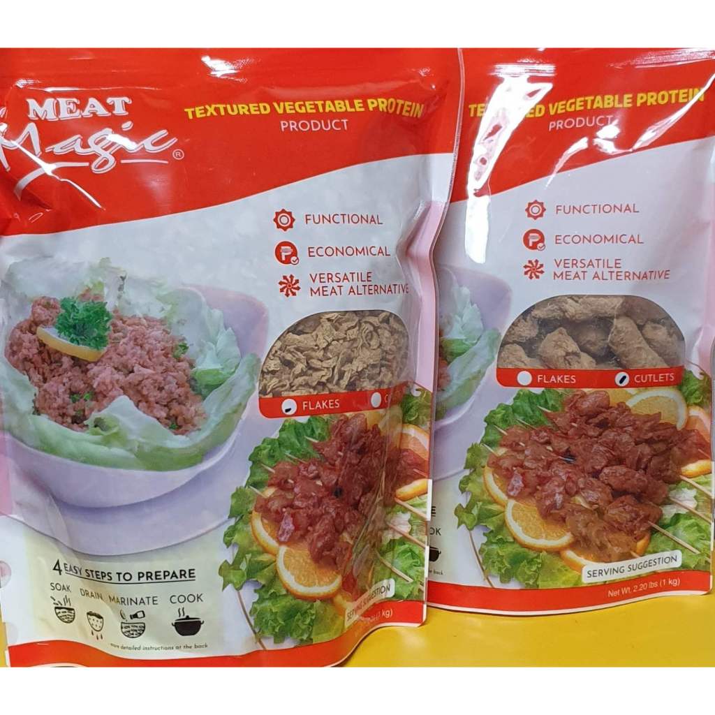 Meat Magic Cutlets/Flakes 1 Kilo Vegan Meat Alternative | Shopee ...