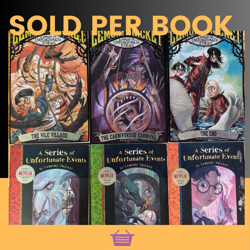 A Series of Unfortunate Events by Lemony Snicket Dark Comedy Fiction ...
