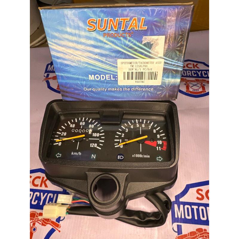 HONDA TMX125 ALPHA SPEEDOMETER ASSY SUNTAL | Shopee Philippines