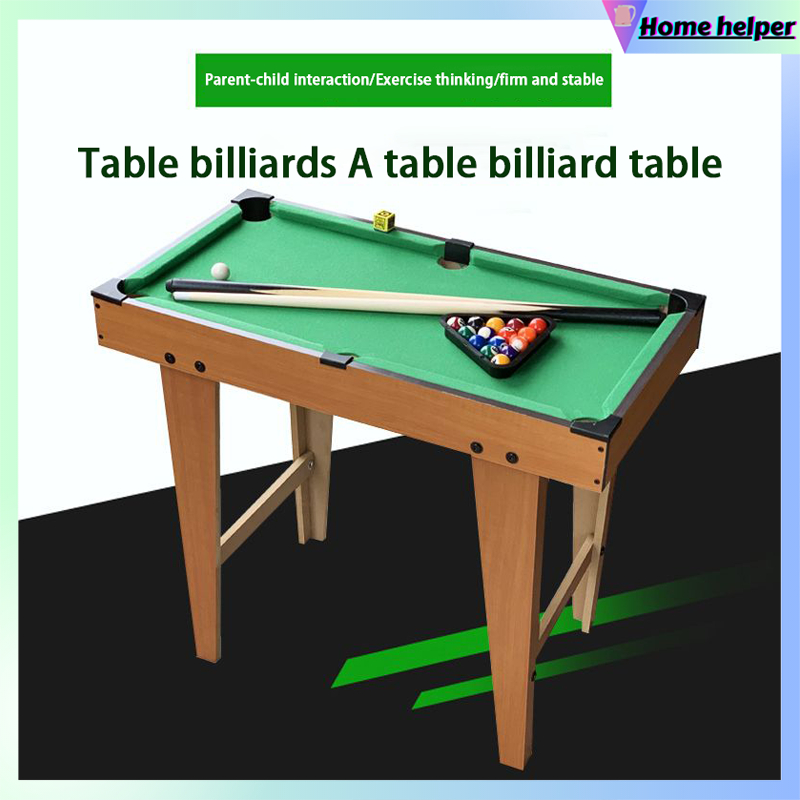 Mini Billiard Table for Kids Wooden with Tall Feet Pool Table Set Taco ...