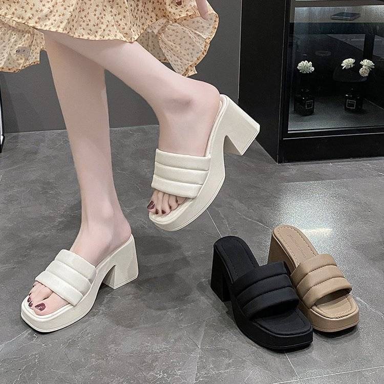 Sandals and slippers for women summer outer wear new waterproof high ...