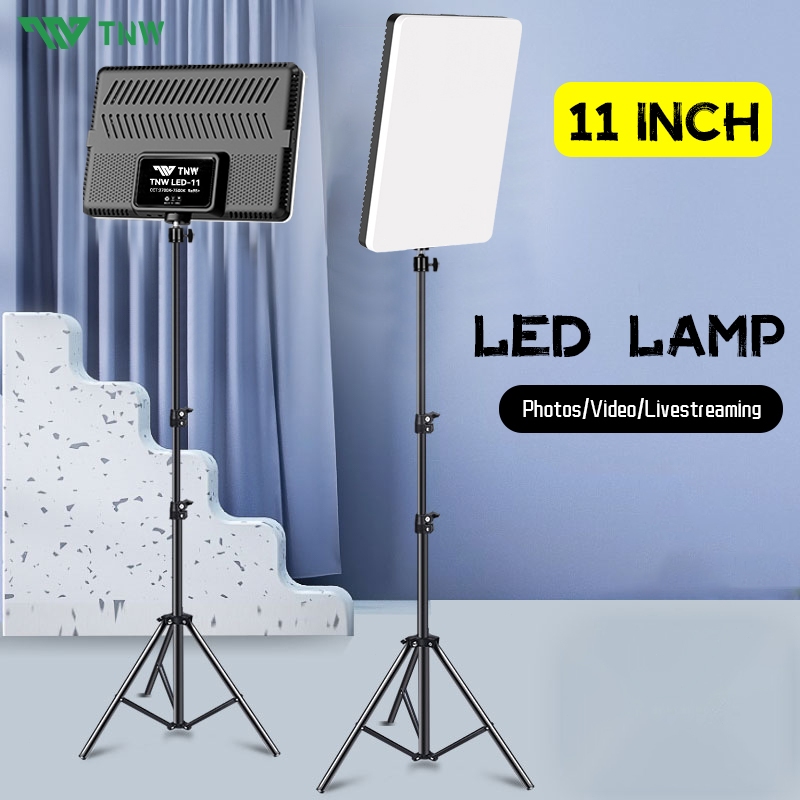 TNW 11 inch LED Video Panel Light Photography Lamp Studio Lighting With ...