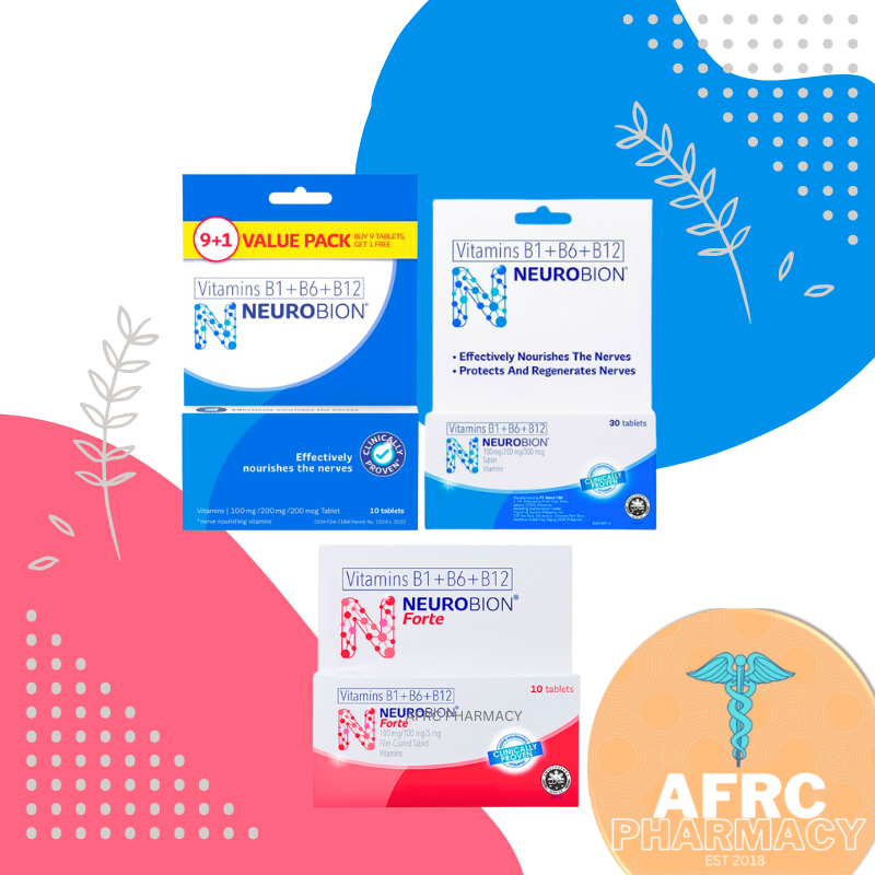 Neurobion Tablet 10 Pieces 30 Piece Neurobion Forte 10 Tablets | Shopee ...