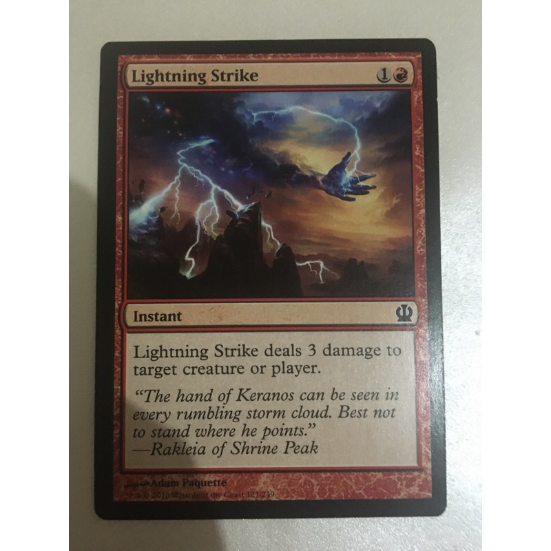 Lightning Strike | Magic The Gathering | MTG | Shopee Philippines