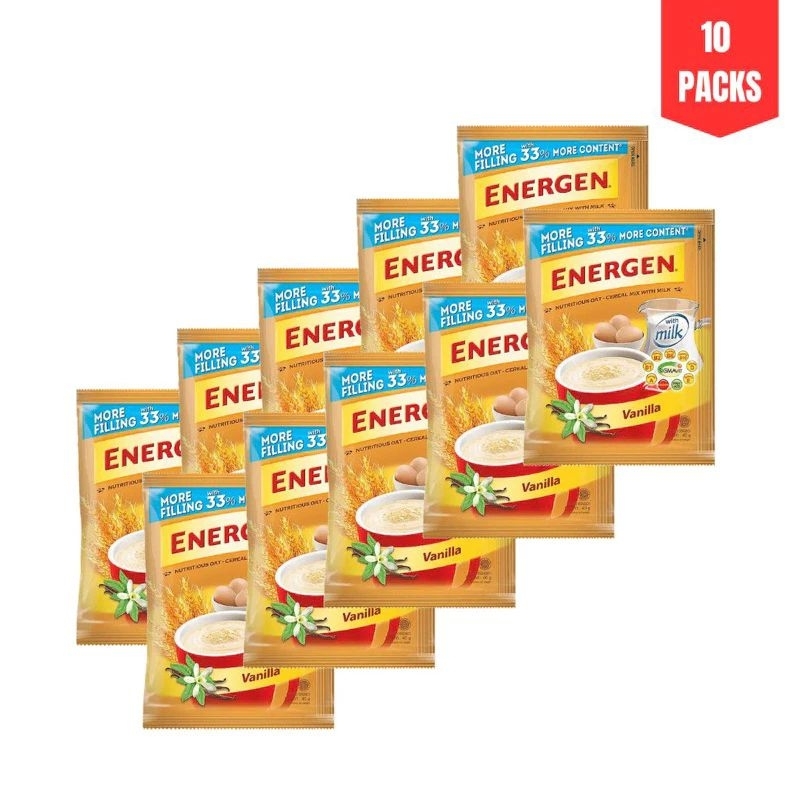 Energen Cereals Vanilla / Choco 10sachets | Shopee Philippines