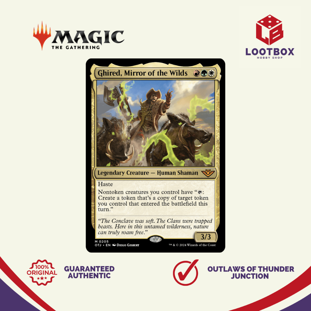 Magic the Gathering: Ghired, Mirror of the Wilds (Mythic Rare ...