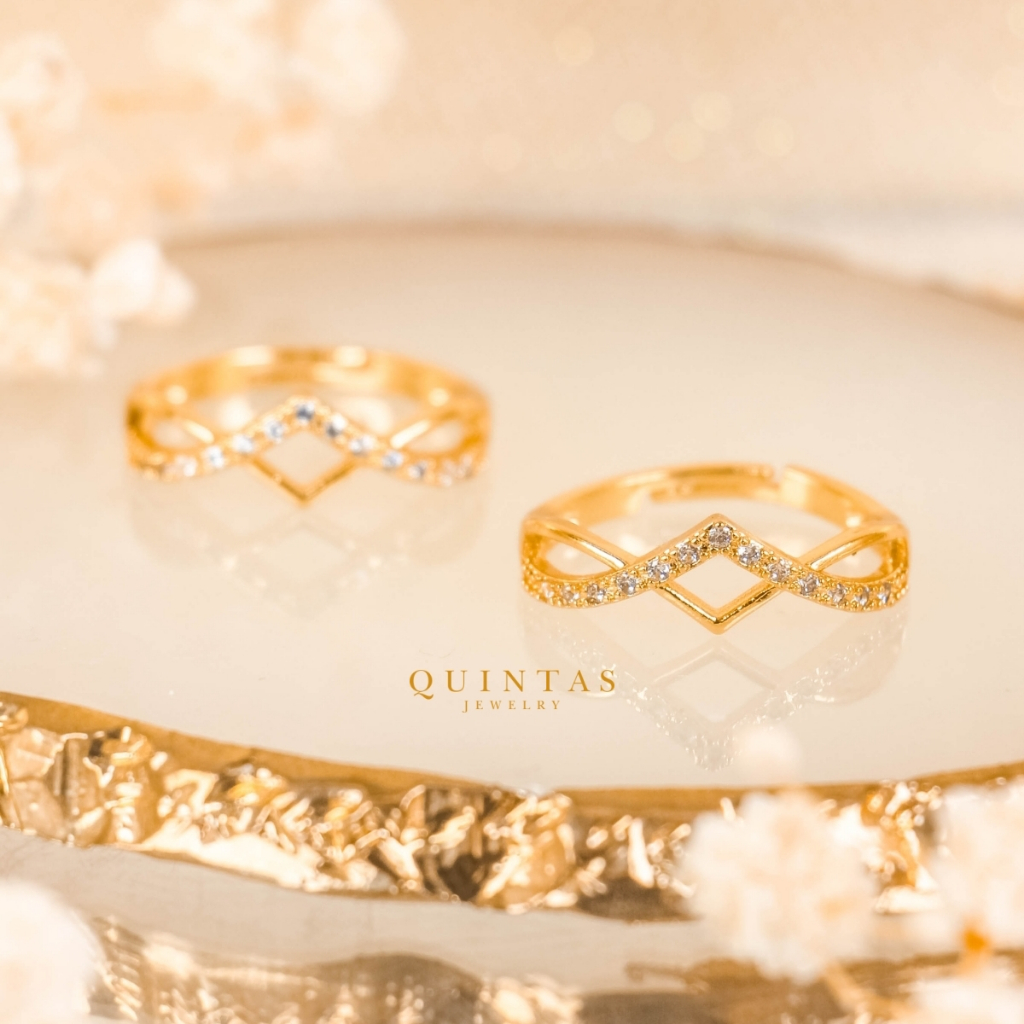 QUINTAS ™ Infinity Prism Ring (Adjustable) (With FREE Jewelry Gift Box ...