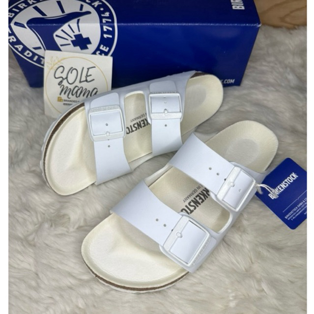 BIRKENSTOCK Arizona Triple White Original | Shopee Philippines