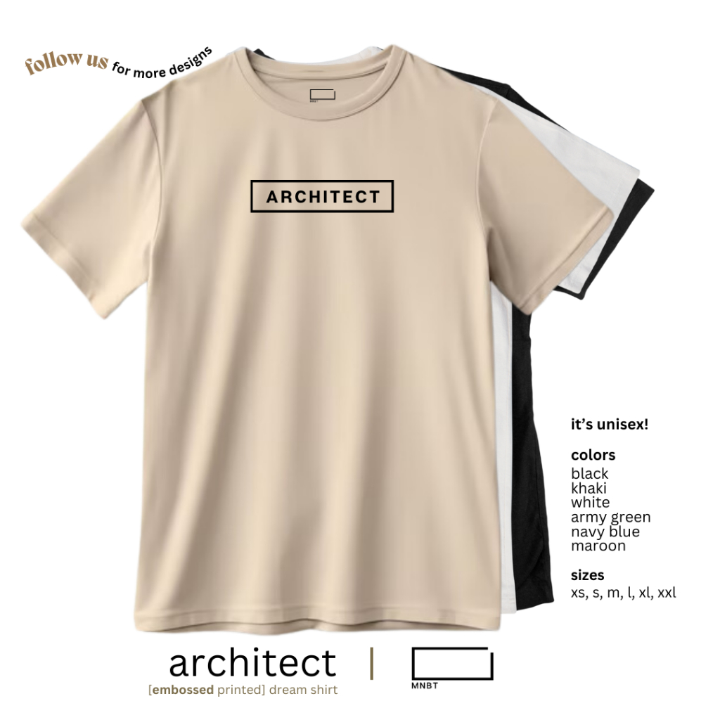 ARCHITECT [embossed printed] Dream Shirt | by MNBT minimalist ...