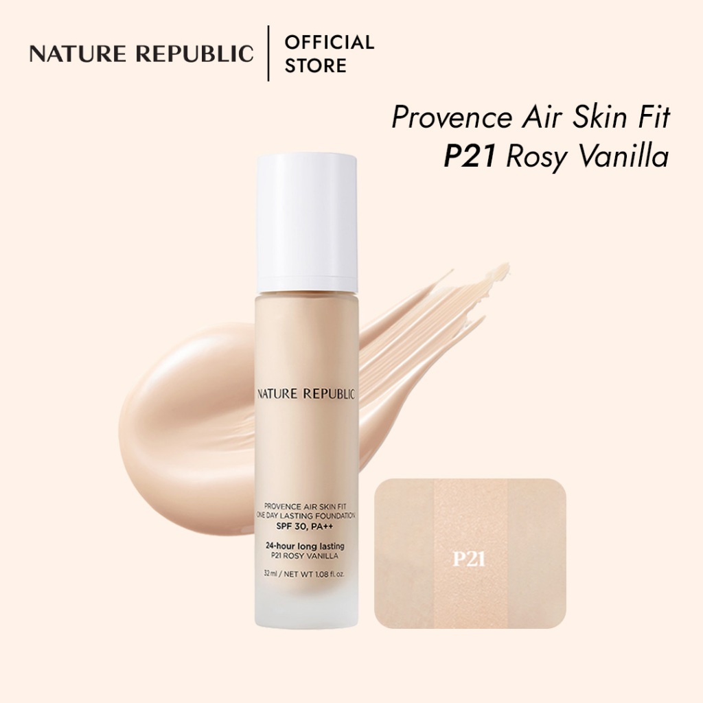 NATURE REPUBLIC PROVENCE AIR SKIN FIT ONE DAY LASTING FOUNDATION ...