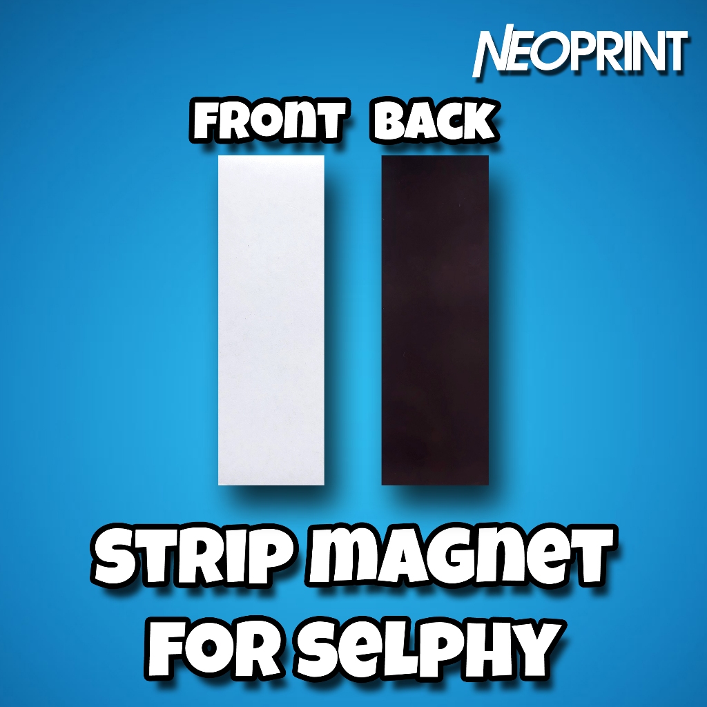 STRIP MAGNET SHEET FOR CANON SELPHY 0.5MM THICKNESS WITH ADHESIVE ...