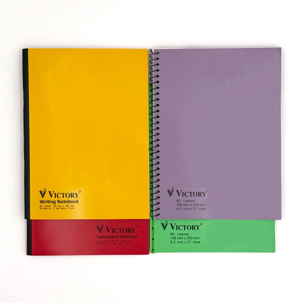 [Victory] Notebook [yarn, spiral, writing, composition] 1ream/10pcs 52 ...