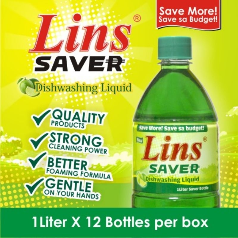 Lins Dishwashing Liquid 1 Liter | Shopee Philippines