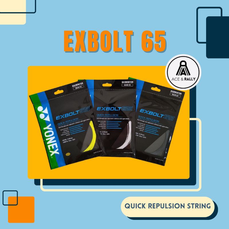 YONEX Exbolt 65 badminton string | Shopee Philippines