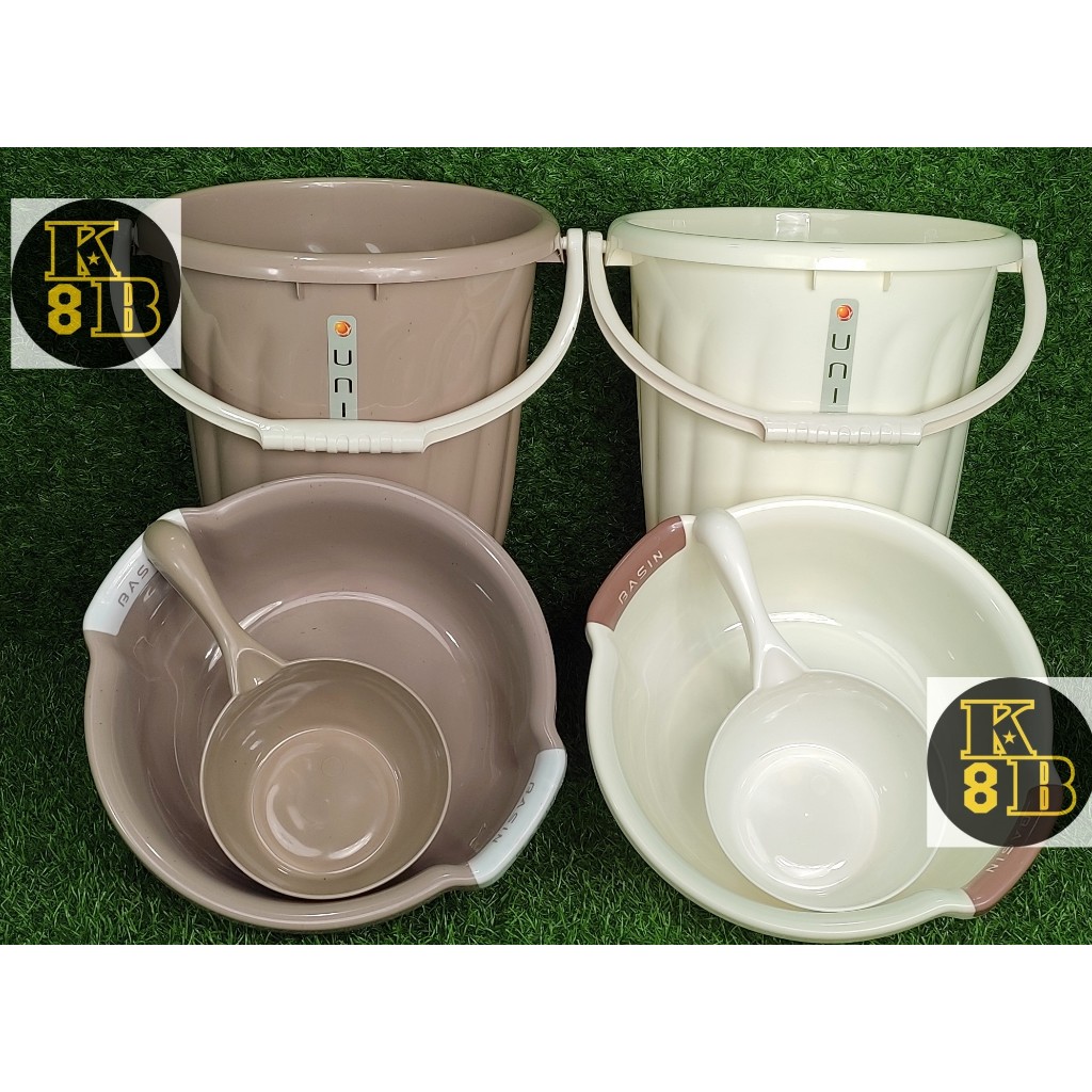 3in1 Mocha SET(Pail, Basin and Dipper) | Shopee Philippines