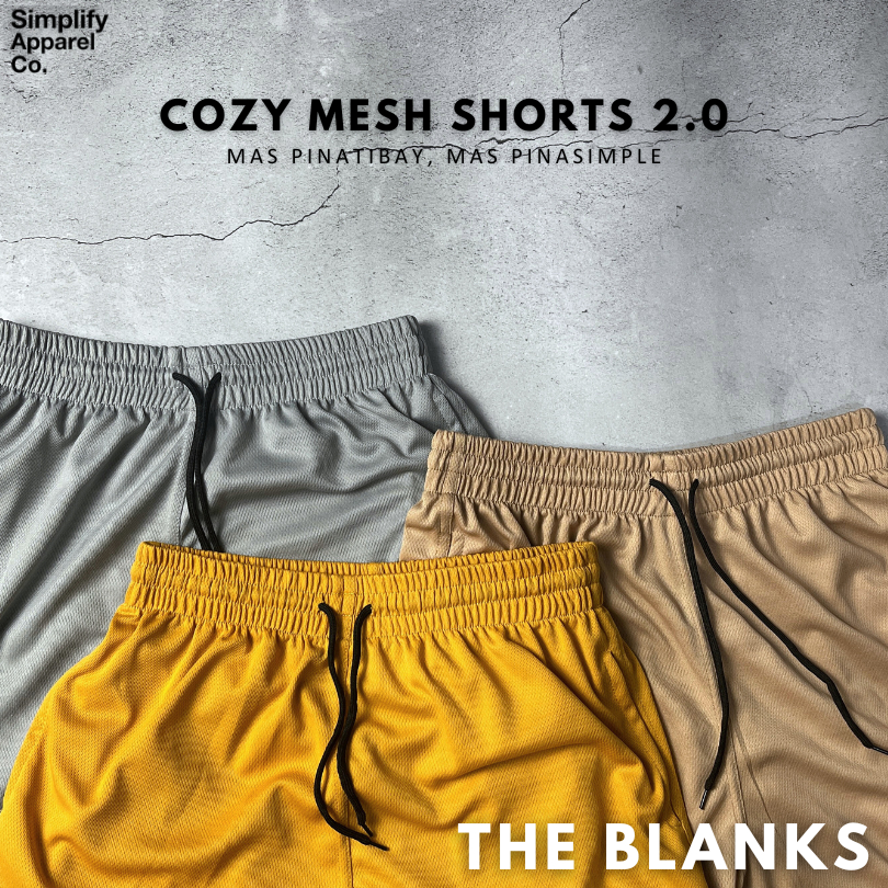 Blank Cozy Mesh Shorts by Simplify. | Unisex | DriFit Shorts ...