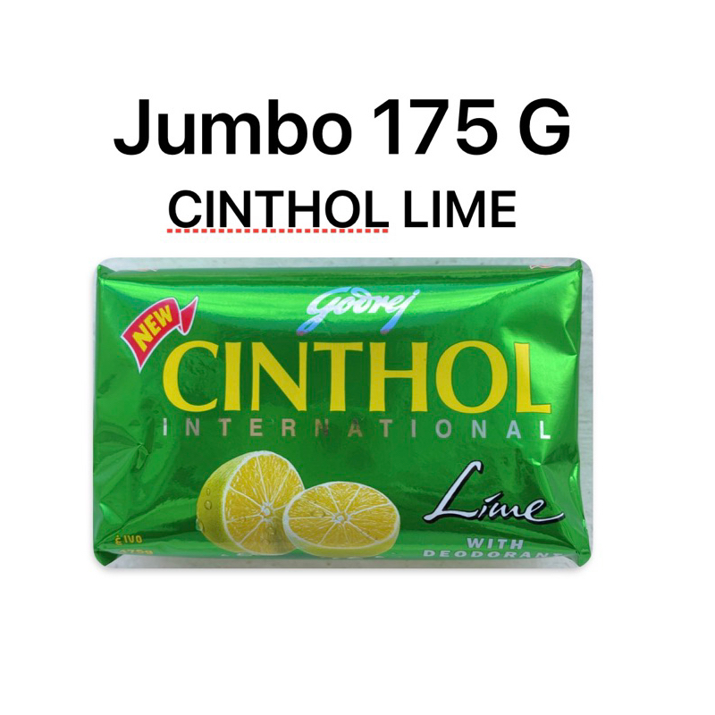 CINTHOL 175g Lime Bath Body Soap with Deodorant per piece | Shopee ...