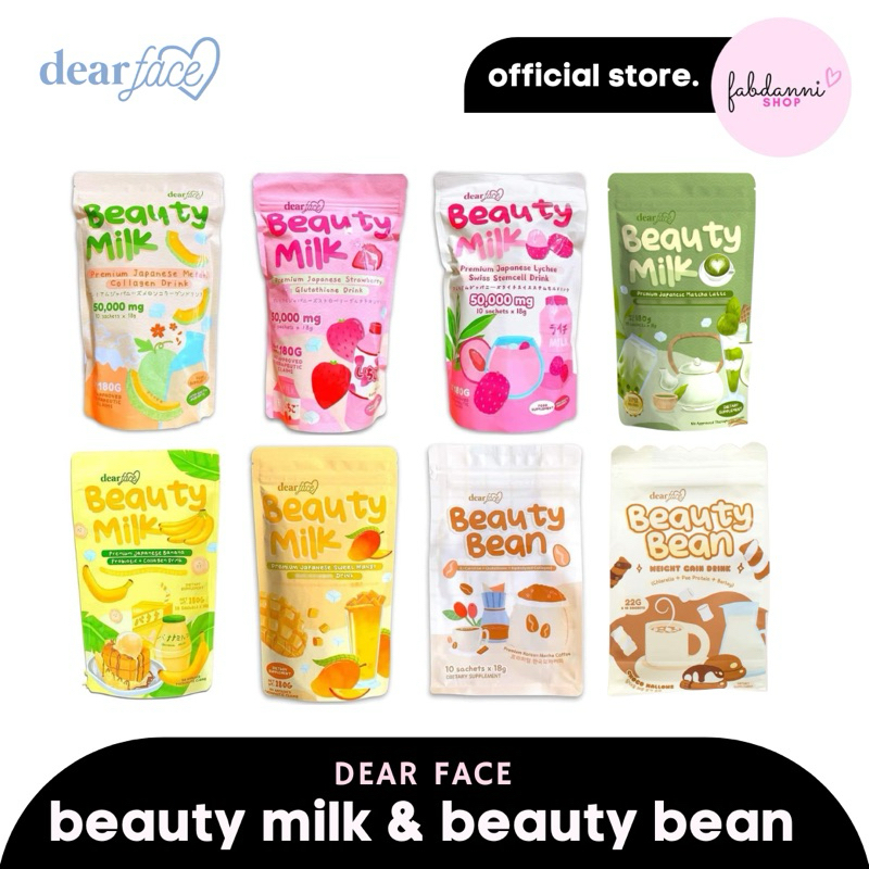 Dear Face Beauty Milk Melon | Strawberry | Lychee | Banana | Mango ...