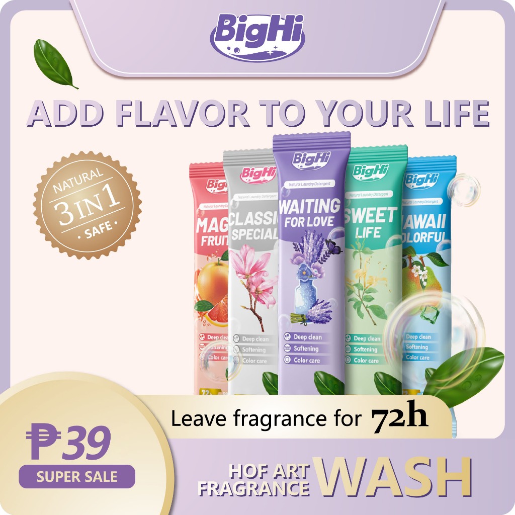 Laundry Liquid Detergent 30g BigHi washing powder detergent 3in1 ...