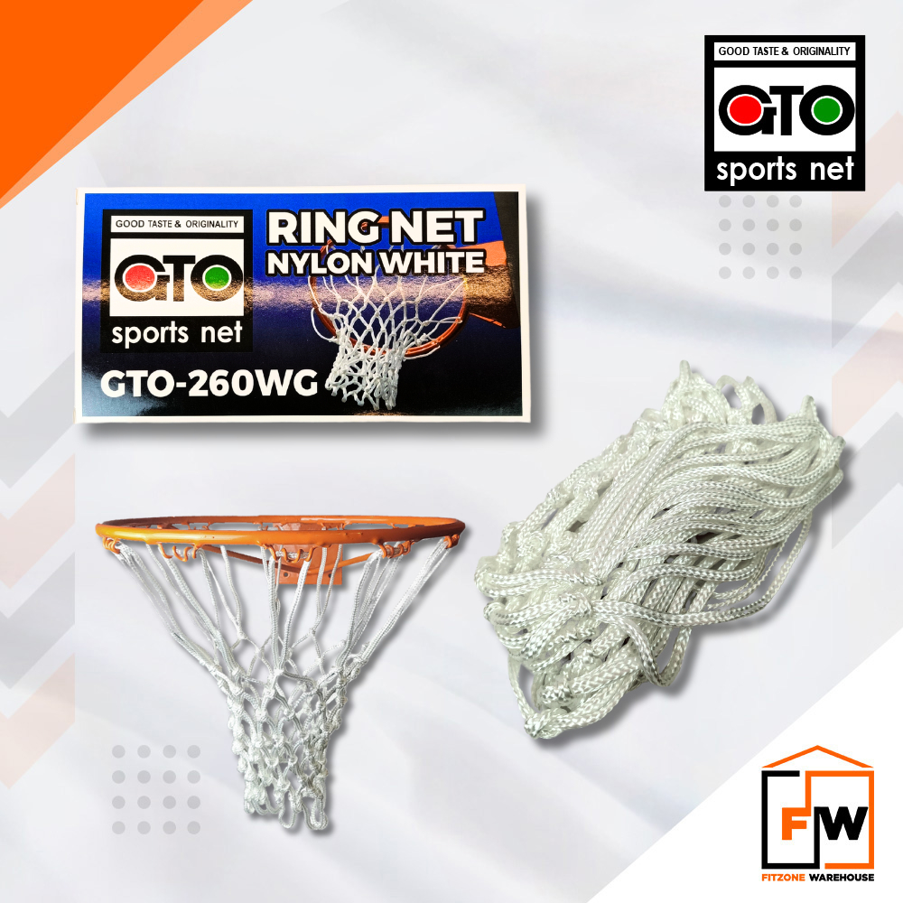 GTO Basketball Ring Net Nylon White | Shopee Philippines