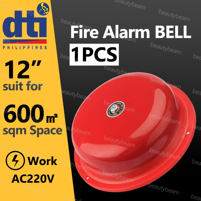 2"/3"/4"/6"/8"/10"/12" Fire Alarm Bell 220V Manual Switch Home Safe ...