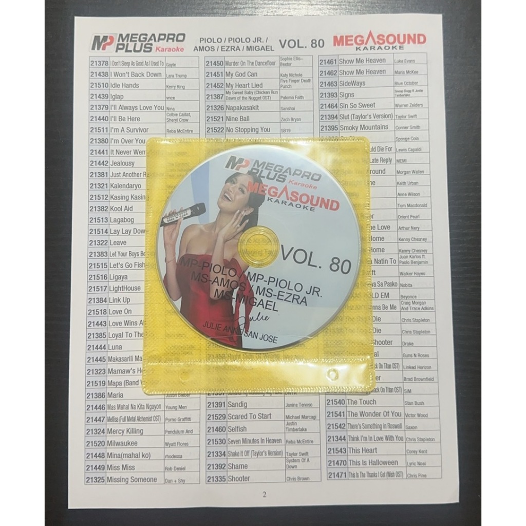 Megapro Plus Updated CD For MP-100NS Piolo/MP-100 Piolo JR/MS-AMOS/MS ...