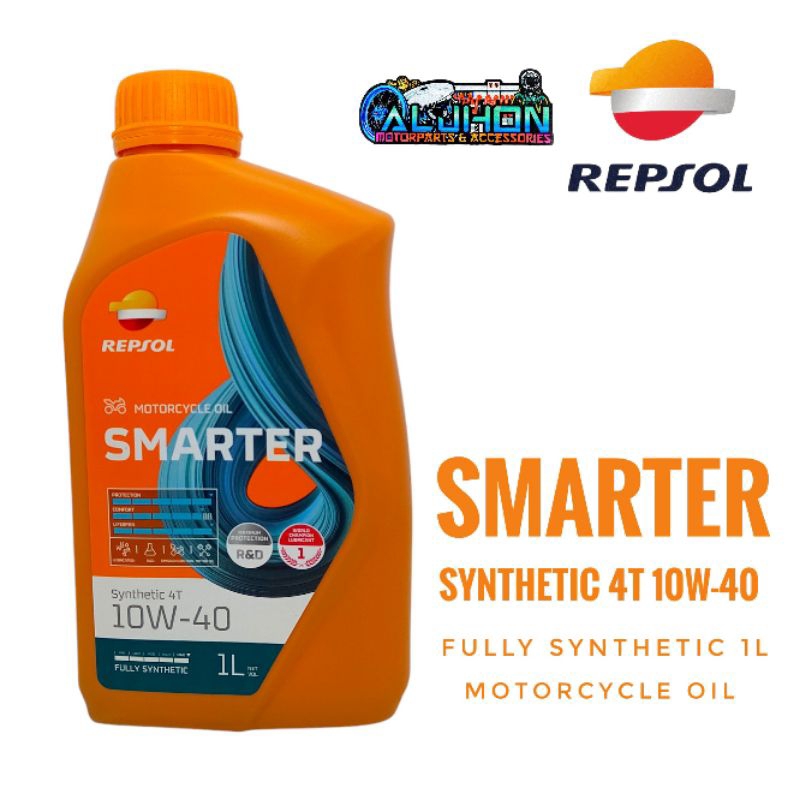 REPSOL SMARTER SYNTHETIC 4T 10W-40 1L | Shopee Philippines
