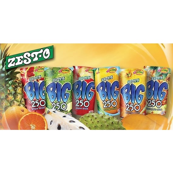 Zest-O Big Juice Drink (10 x 250ml) per Box | Shopee Philippines