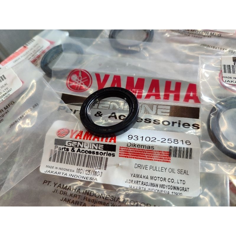 Pulley Oil Seal M3/Mioi125 (93102-25816) - OEM Yamaha (Indonesia ...