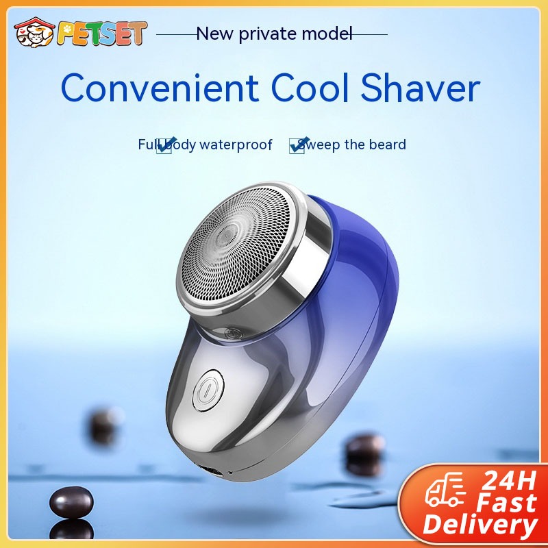 Portable Waterproof Rechargeable Shaver Razor for Men Face Travel ...
