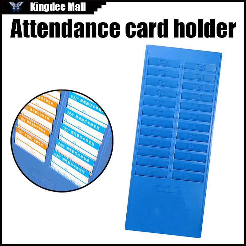 Attendance Card Holder Time Card Rack Wall Mounted For Office Warehouse ...