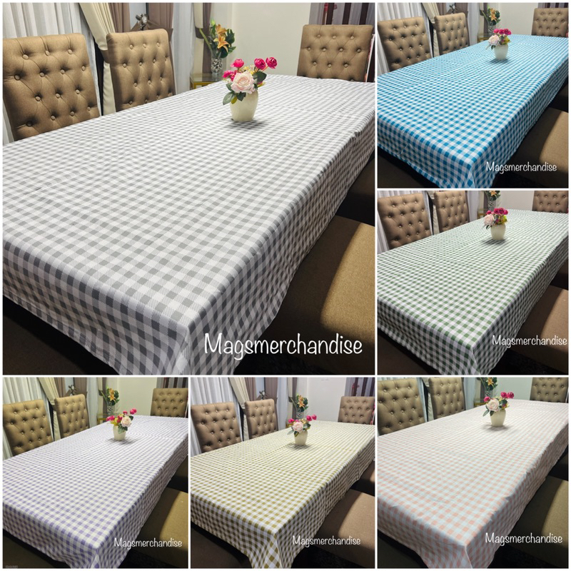 Checkered Table Cloth - Gingham table cover | Shopee Philippines