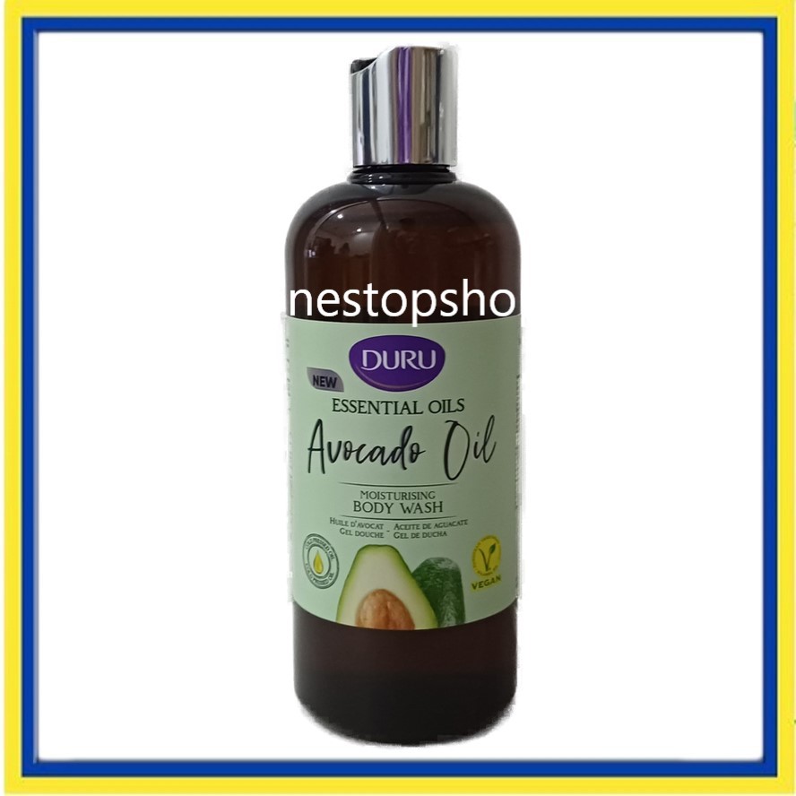 Duru Essential Avocado Oil Moisturising Body Wash 500mL | Shopee Philippines