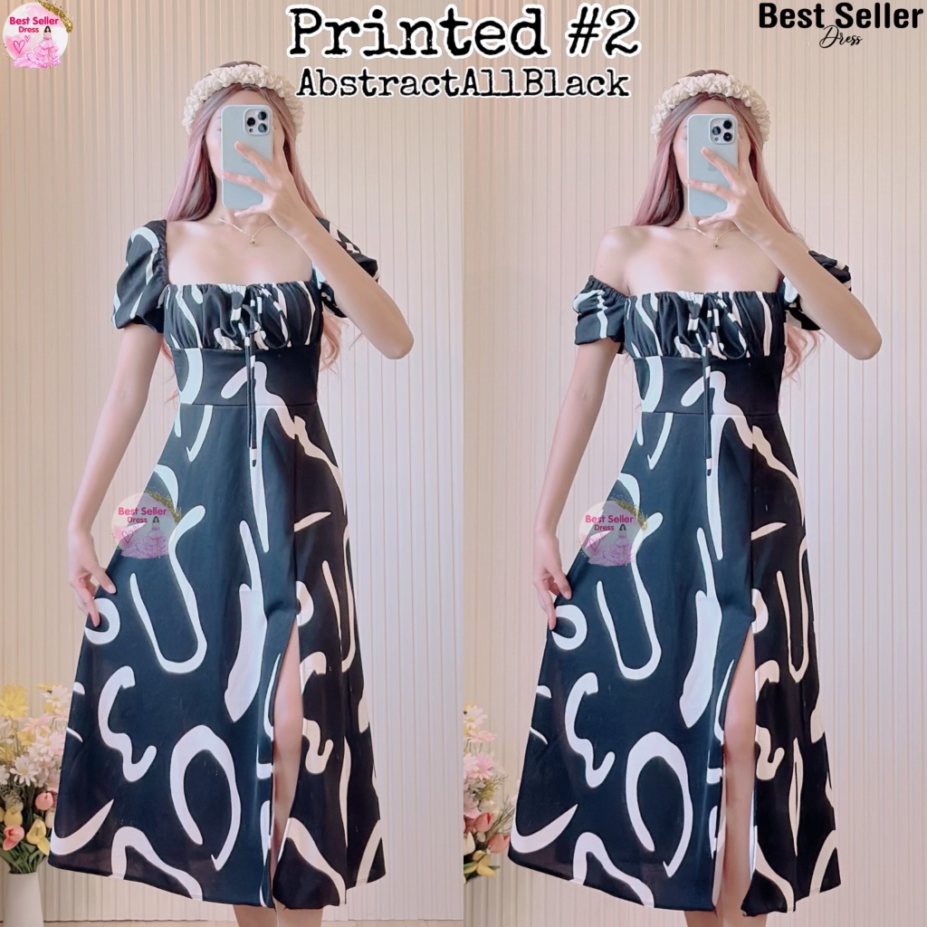 BSD Best Seller Jasmine (S-XXL) Puff Sleeves Maxi Dress (BEST SELLER ...