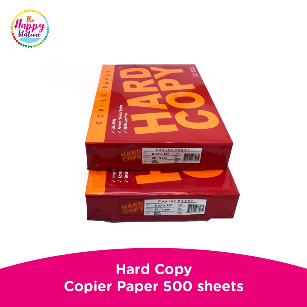 HARD COPY | Copy Paper, Ream (500 sheets) | Shopee Philippines