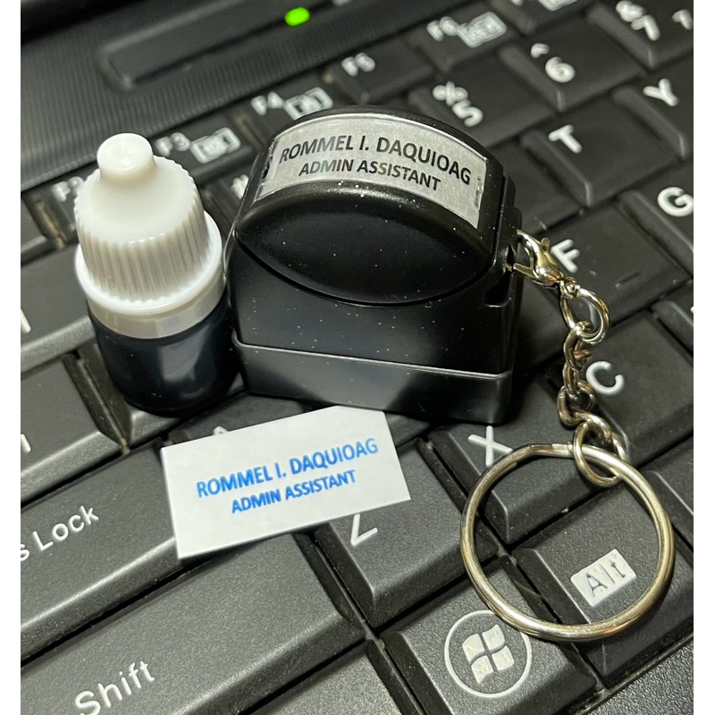 COD personalized rubber stamp self ink 3line maximum | Shopee Philippines