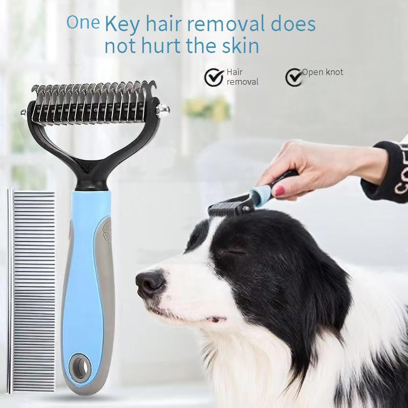 Pet Open Knot Comb Stainless Steel Grooming Tool For Dogs Cats Dog Cat ...
