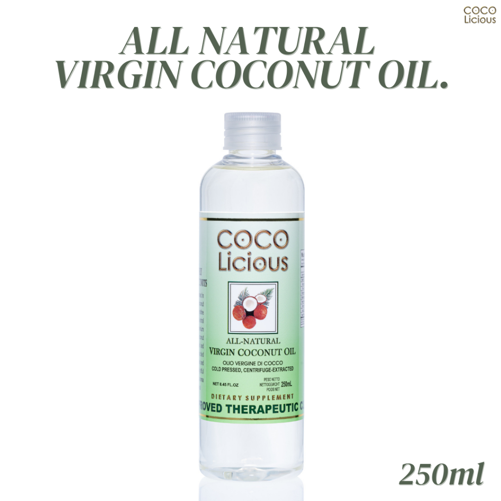 Cocolicious, All Natural Virgin Coconut Oil 250ml | Shopee Philippines